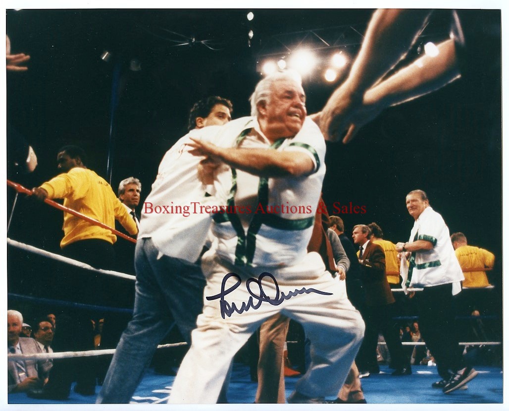 LOU DUVA (1922-2017) Signed / Autographed Boxing Photograph HALL OF ...