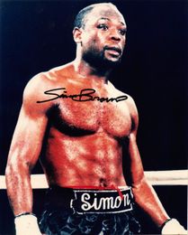 SIMON BROWN Signed / Autographed Boxing Photograph WELTERWEIGHT ...