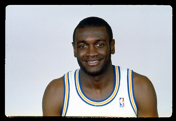 Terry Teagle - 1989-90 NBA Color Photo Slide - Golden State Warriors