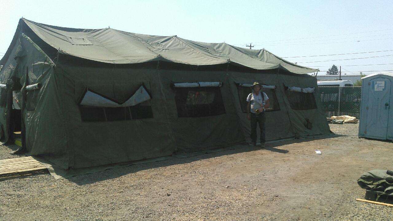 Temper tent, expandable modular