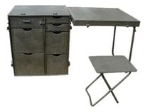 military wood field desk