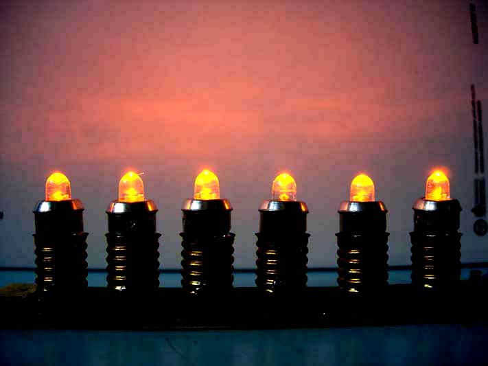 #222 Yellow LED Bulb (Pack of 100)