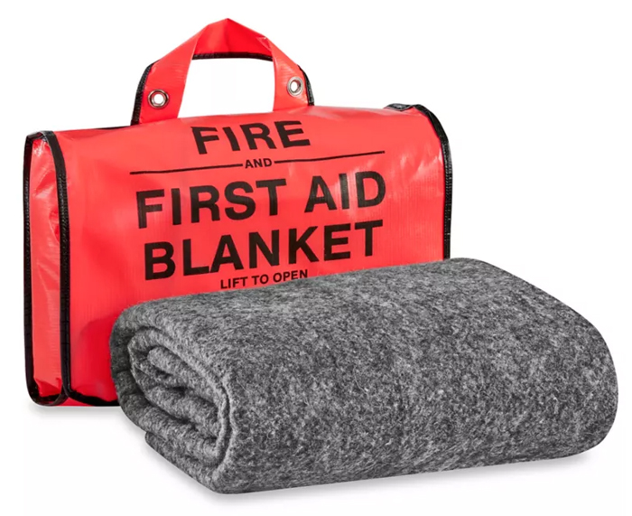 Fire Blanket 62"X80" with Storage Case | Homefront Emergency