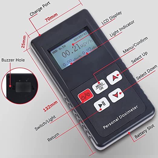 Our NEW Geiger Counter Nuclear Radiation Detector Dosimeter and Monitor ...