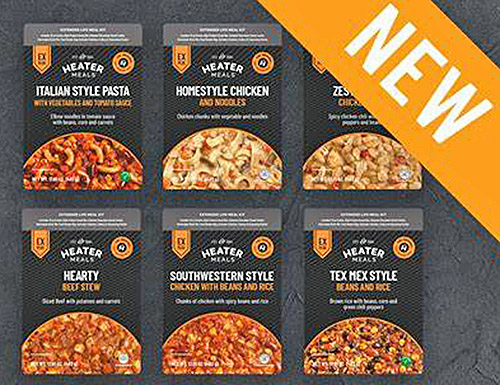 HeaterMeals EX - 18 Assorted Meals Lunch/Dinner Each Case. MINMIUM ...