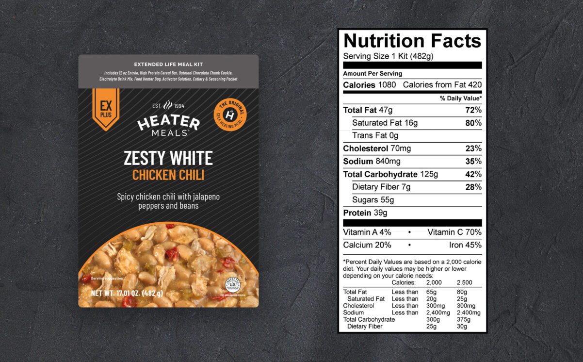 HeaterMeals EX Plus, 24 Assorted Meals Lunch/Dinner Entrees. Includes ...