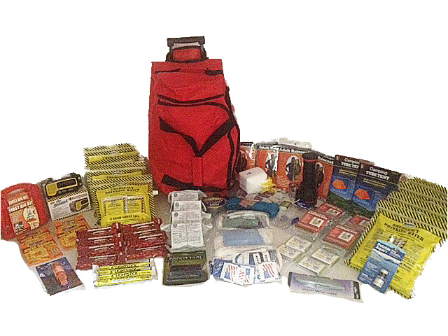 4 Person CODE RED Go-Bag Essentials Emergency Survival Kit
