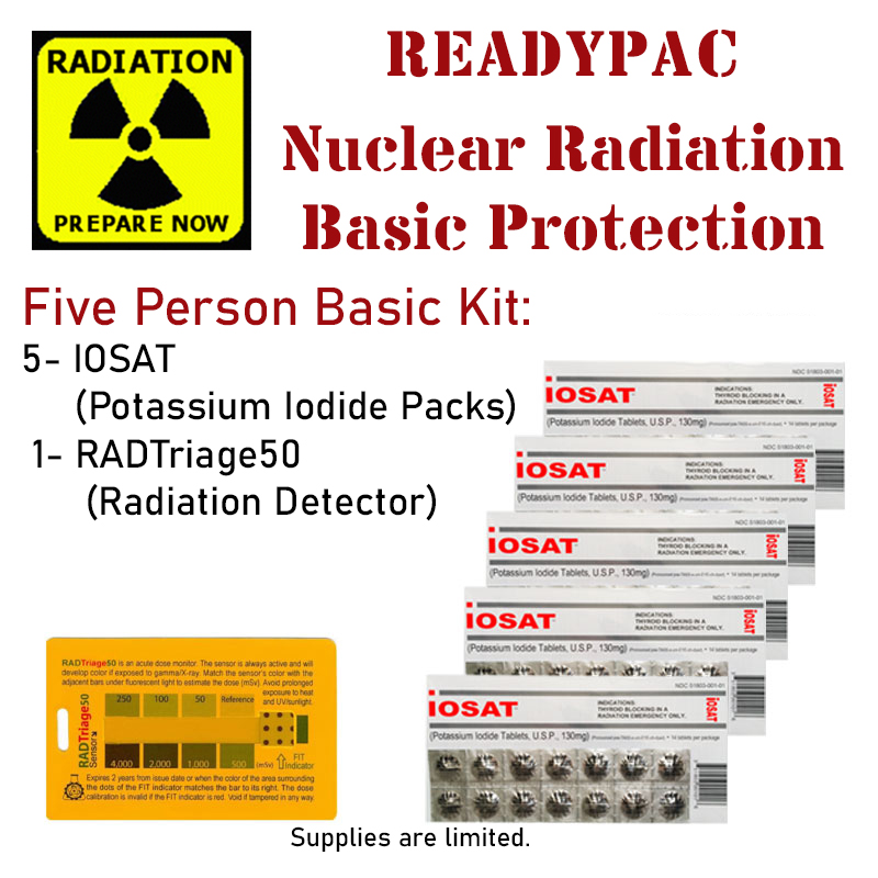 Radiation Basic Preparedness Supplies | Homefront Emergency