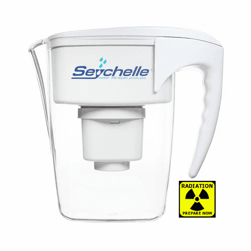 Seychelle 64 oz Radiological Water Pitcher | Homefront Emergency