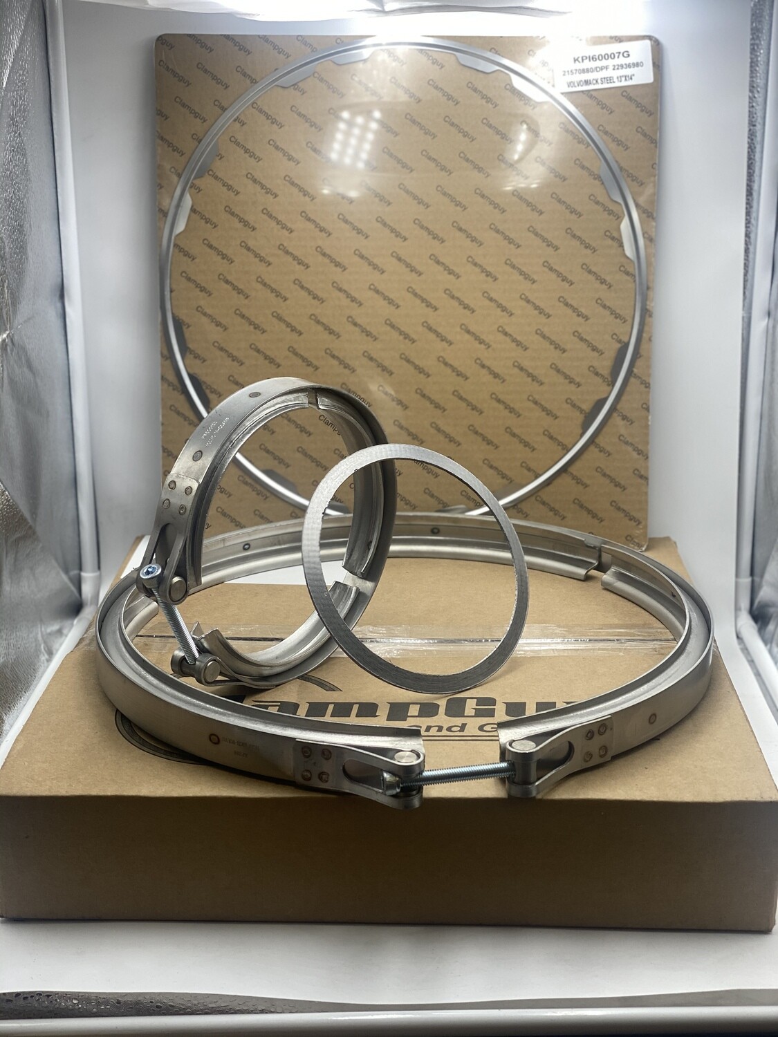 AFTERMARKET VOLVO and MACK DPF CLAMP and V CLAMP KIT WITH GASKETS