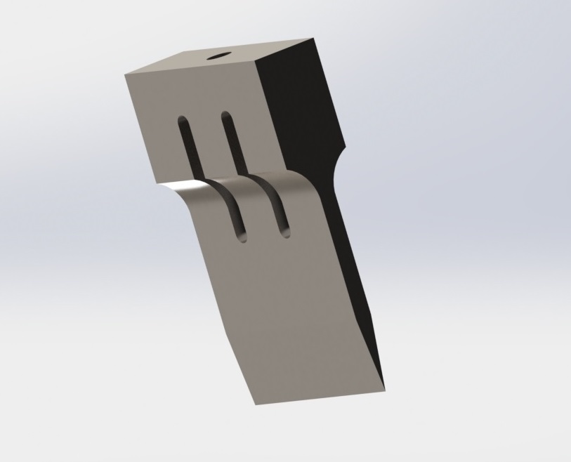 Ultrasonic knife 0.5" base Titanium.