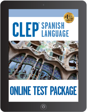 CLEP® Spanish Language Online Test Package