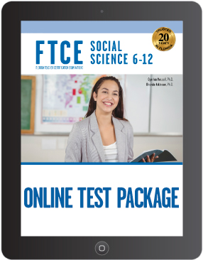FTCE Social Science 6-12 Online Testing Package
