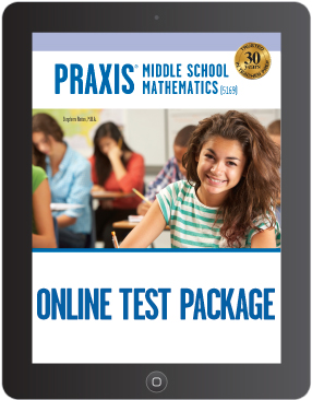 PRAXIS Middle School Mathematics (5169) Online Test Package