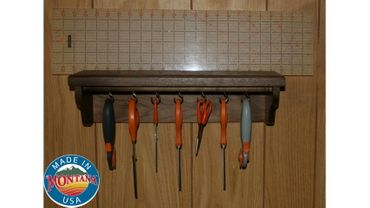 QUILTING RULER HOLDER, WALL MOUNTED