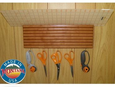 QUILTING RULER HOLDER, WALL MOUNTED