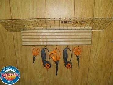 QUILTING RULER HOLDER, WALL MOUNTED