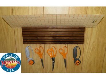 QUILTING RULER HOLDER, WALL MOUNTED