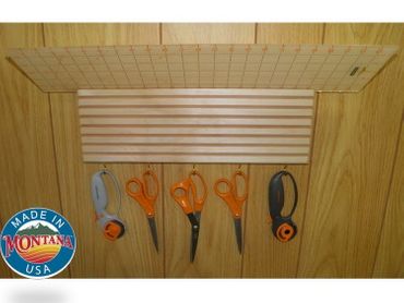 QUILTING RULER HOLDER, WALL MOUNTED