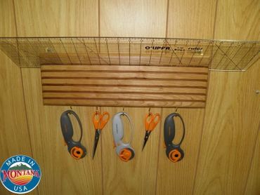 QUILTING RULER HOLDER, WALL MOUNTED