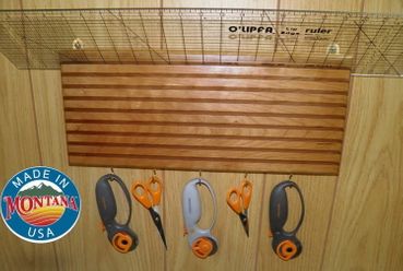 QUILTING RULER HOLDER, WALL MOUNTED