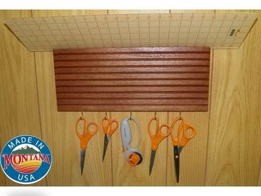 QUILTING RULER HOLDER, WALL MOUNTED