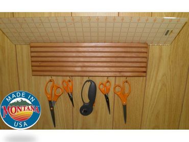 QUILTING RULER HOLDER, WALL MOUNTED