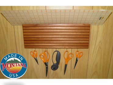 QUILTING RULER HOLDER, WALL MOUNTED