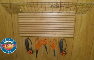 QUILTING RULER HOLDER, WALL MOUNTED