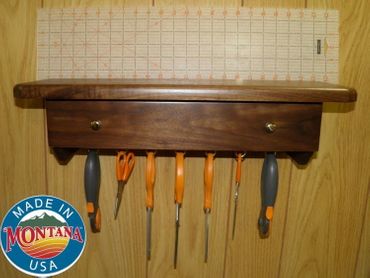 QUILTING RULER HOLDER, WALL MOUNTED