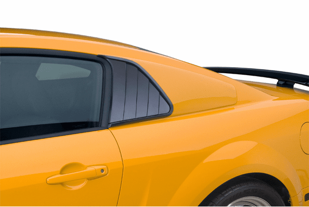 10-14 Mustang Quarter Window Covers|Cervini's Auto Designs