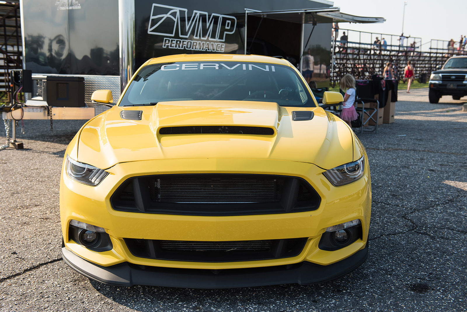 Mustang Hoods, 15-17 Mustang Stalker Hood - Cervinis