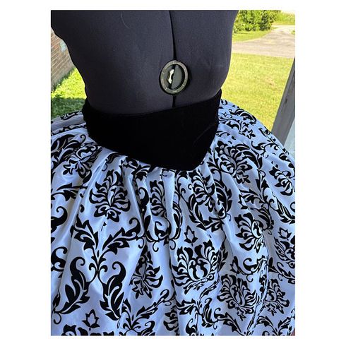 Black Velvet Civil War Single Point Medici Sash