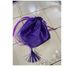 Purple Taffeta Civil War Reticule w/Tassel