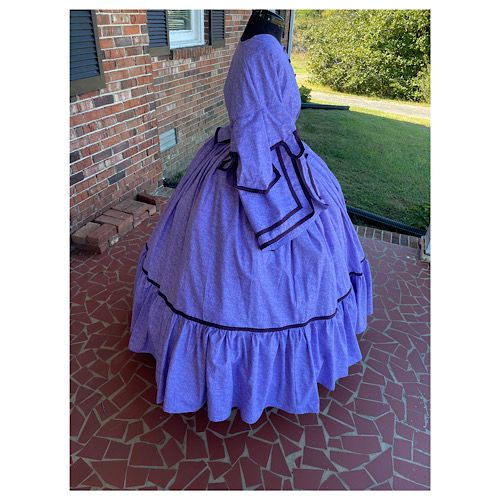 Shades of Purple Plus Size Carriage Gown Civil War Dress 50