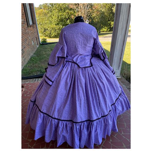 Shades of Purple Plus Size Carriage Gown Civil War Dress 50