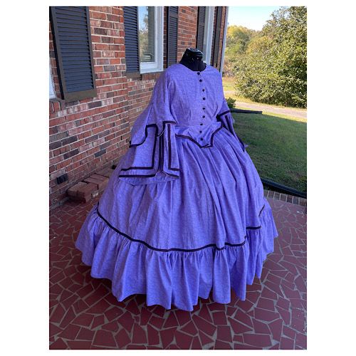 Shades of Purple Plus Size Carriage Gown Civil War Dress 50
