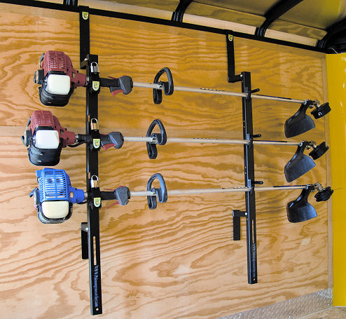 3-Place Trimmer Rack - Enclosed by Pack'em Racks