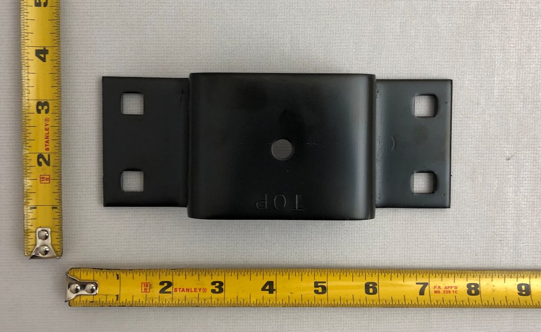 Tapered Bolt-on Stake Pocket for Trailers & Trucks 10 Gauge Packem Racks