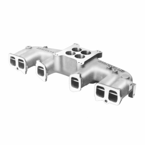 6257-DP Offenhauser Dual Port Single 4BBL Manifold 1981-1988 4.2L/258 ...