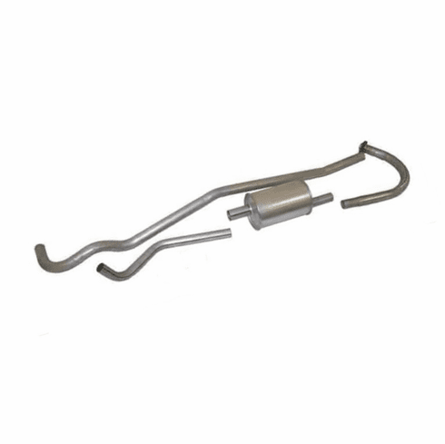 641878K Exhaust system, 4 cyl. engine, 1945-71 Willys Jeep CJ-2A, CJ-3A ...