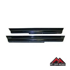 CJP RT-TJ4910 Black Rocker Panel Guards, 1997-2006 Jeep Wrangler TJ ...