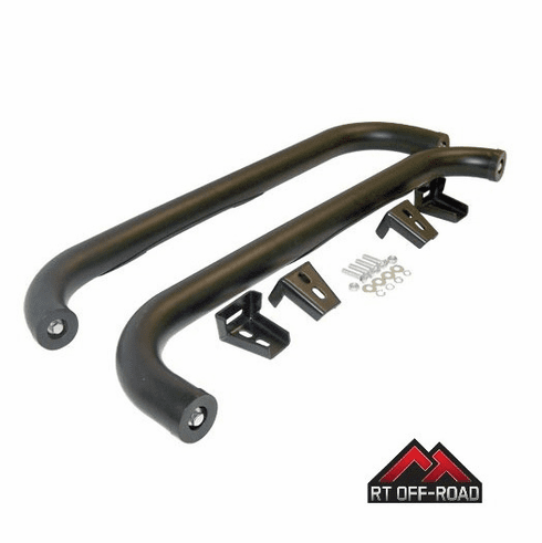 CJP RT-B8625 Black Tubular Side Steps, 1987-2006 Jeep Wrangler | Bernie ...