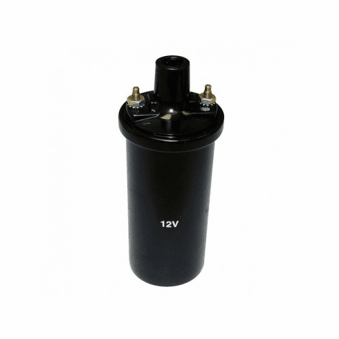 OMIX 1724702 Ignition Coil, 12 volt, with an internal resistor fits ...