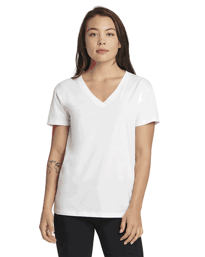 Next Level Ladies' Relaxed V-Neck T-Shirt. 3940