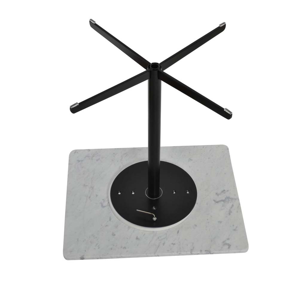 15" Diana Chrome Coffee Table Post+Base - Modern In Designs