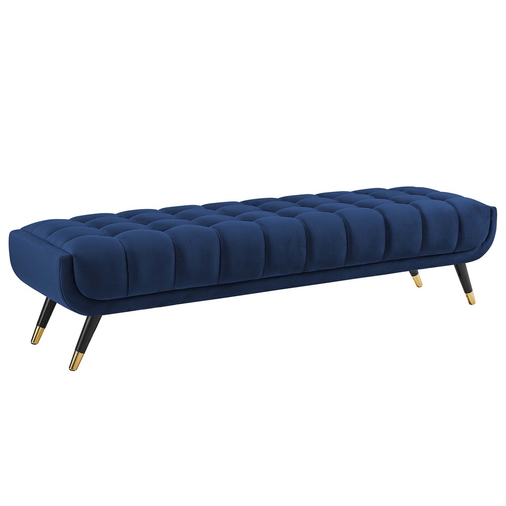 Adept Upholstered Velvet Bench- Modern In Designs