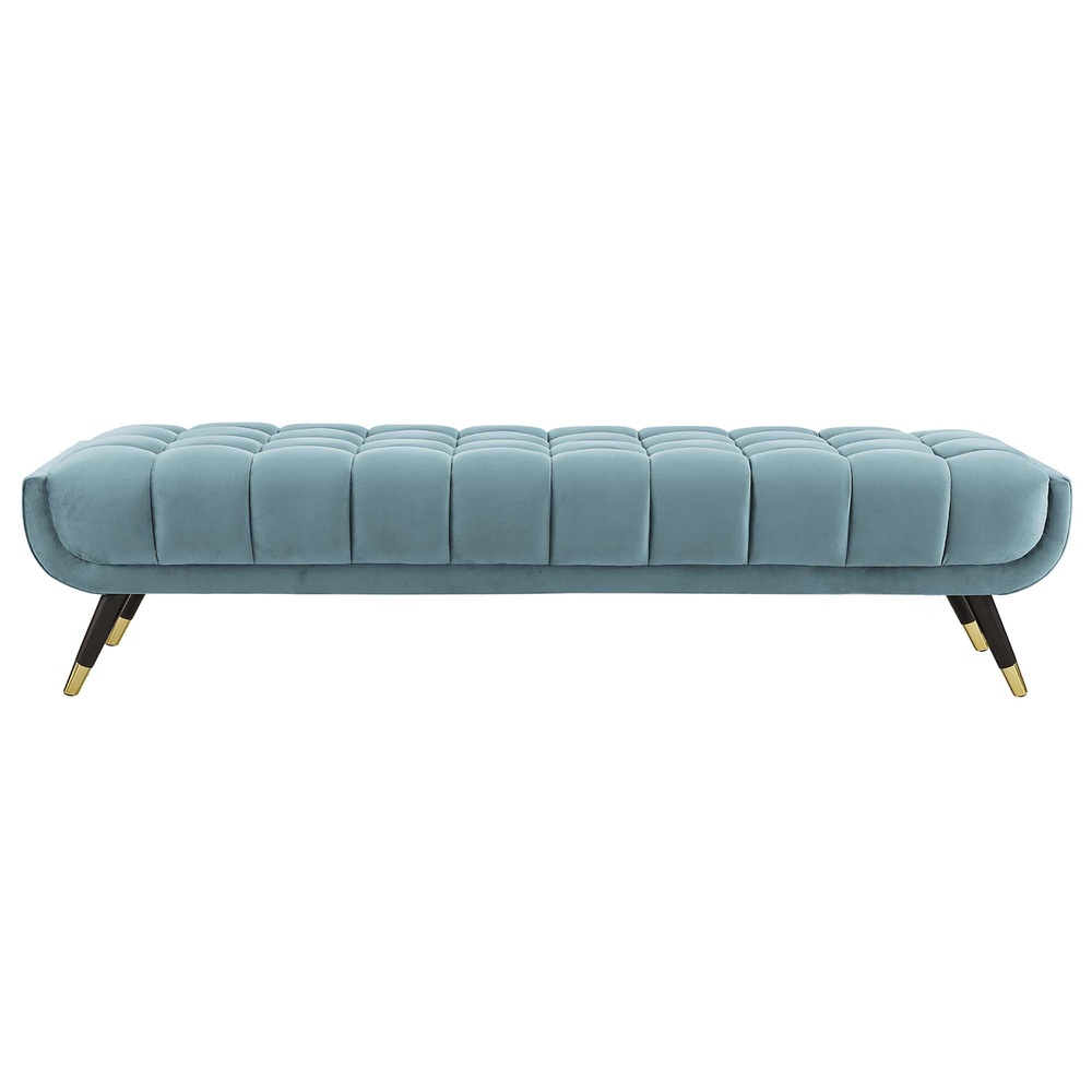 Adept Upholstered Velvet Bench- Modern In Designs