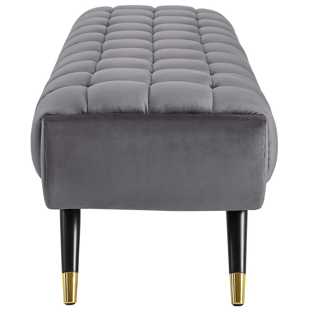 Adept Upholstered Velvet Bench- Modern In Designs