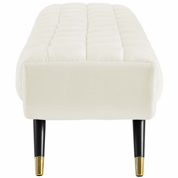 Adept Upholstered Velvet Bench- Modern In Designs